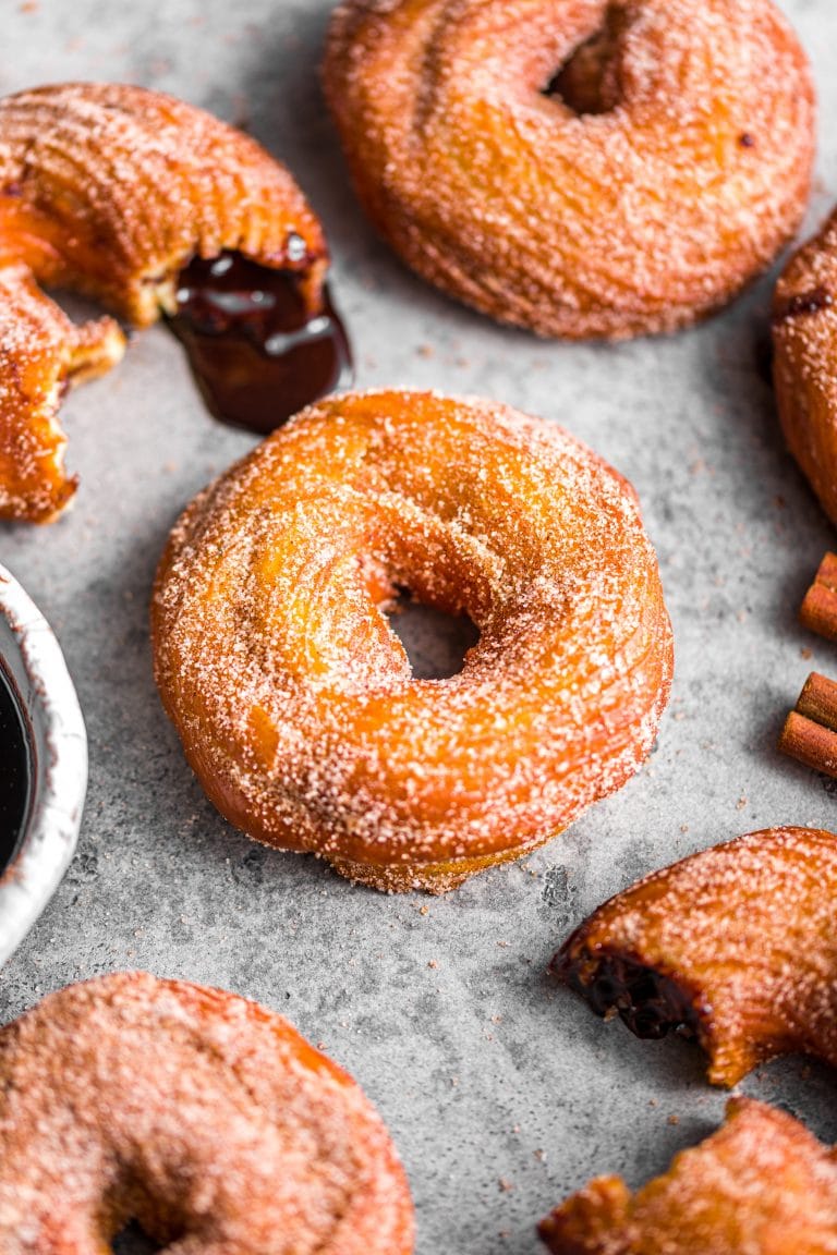 Small Batch Chocolate Stuffed Churro Donuts – MikeBakesNYC