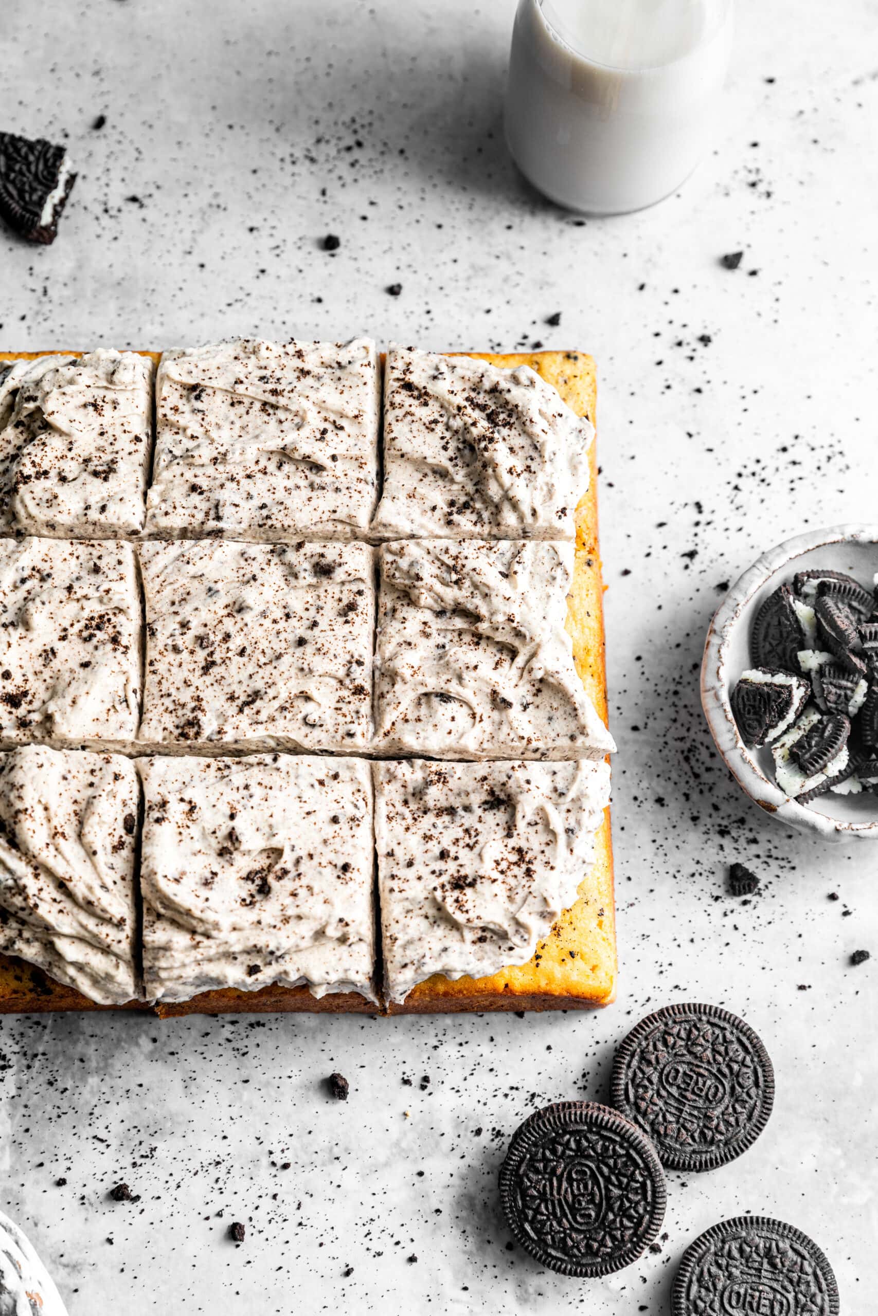 Cookies n Cream Snack Cake – MikeBakesNYC