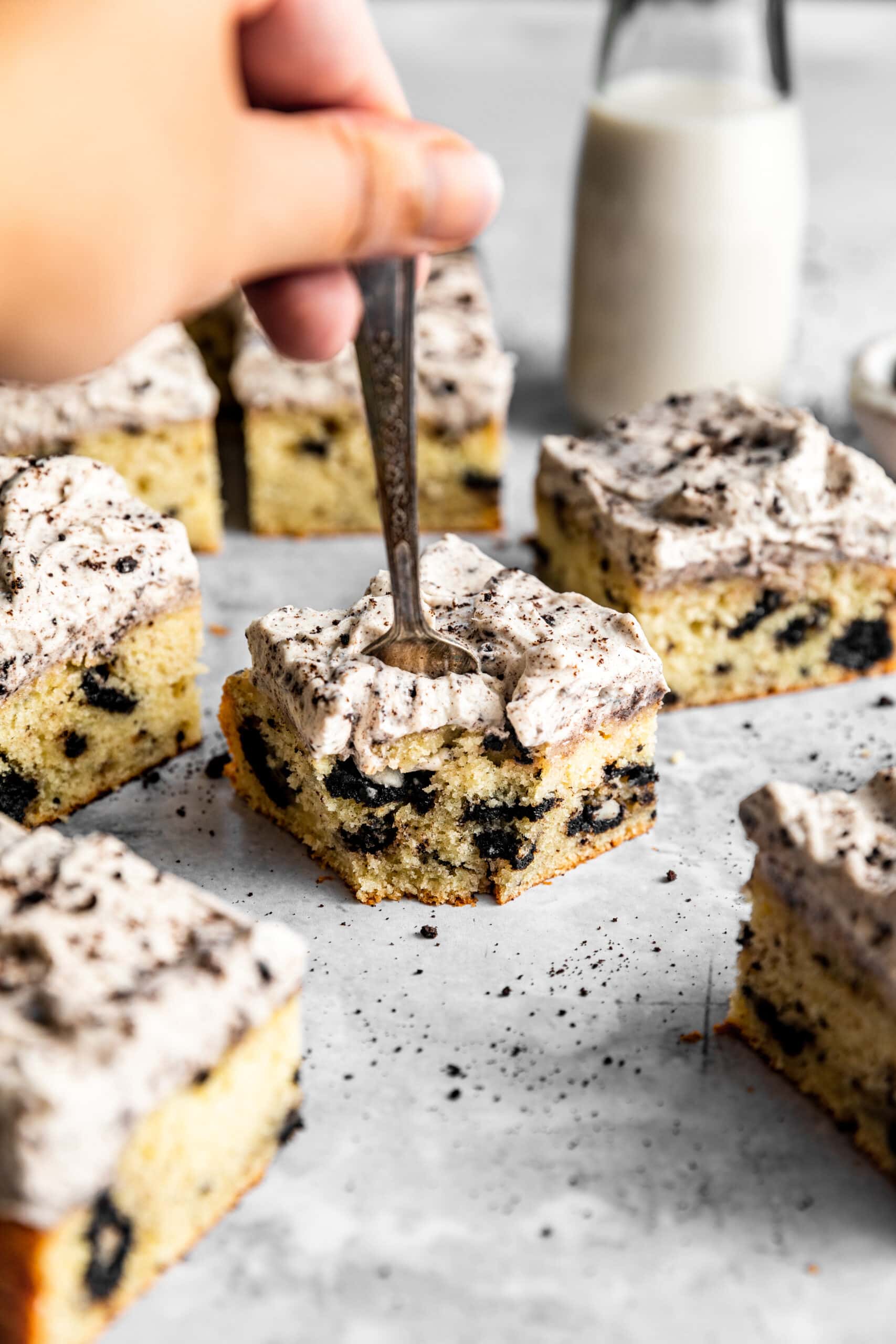 Cookies n Cream Snack Cake – MikeBakesNYC